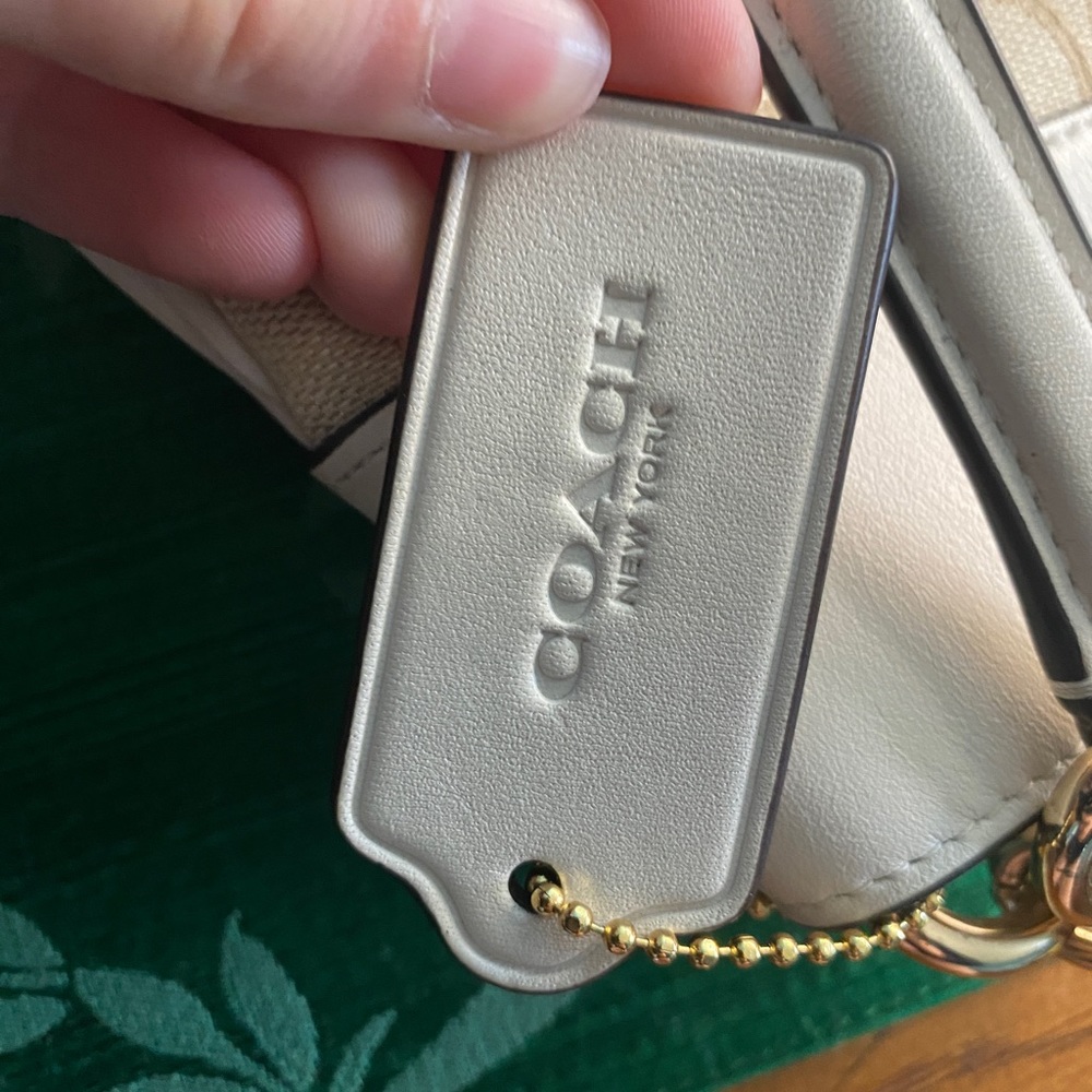 Coach Jacquard Cream Bag - Gem